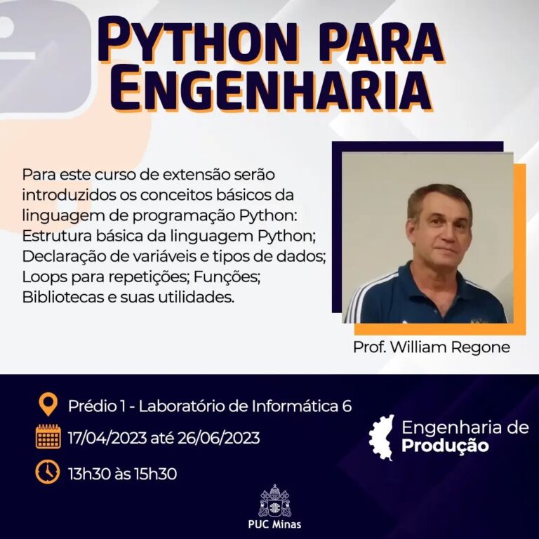 Engenharia de Produção – PUC Minas, Campus Poços de Caldas